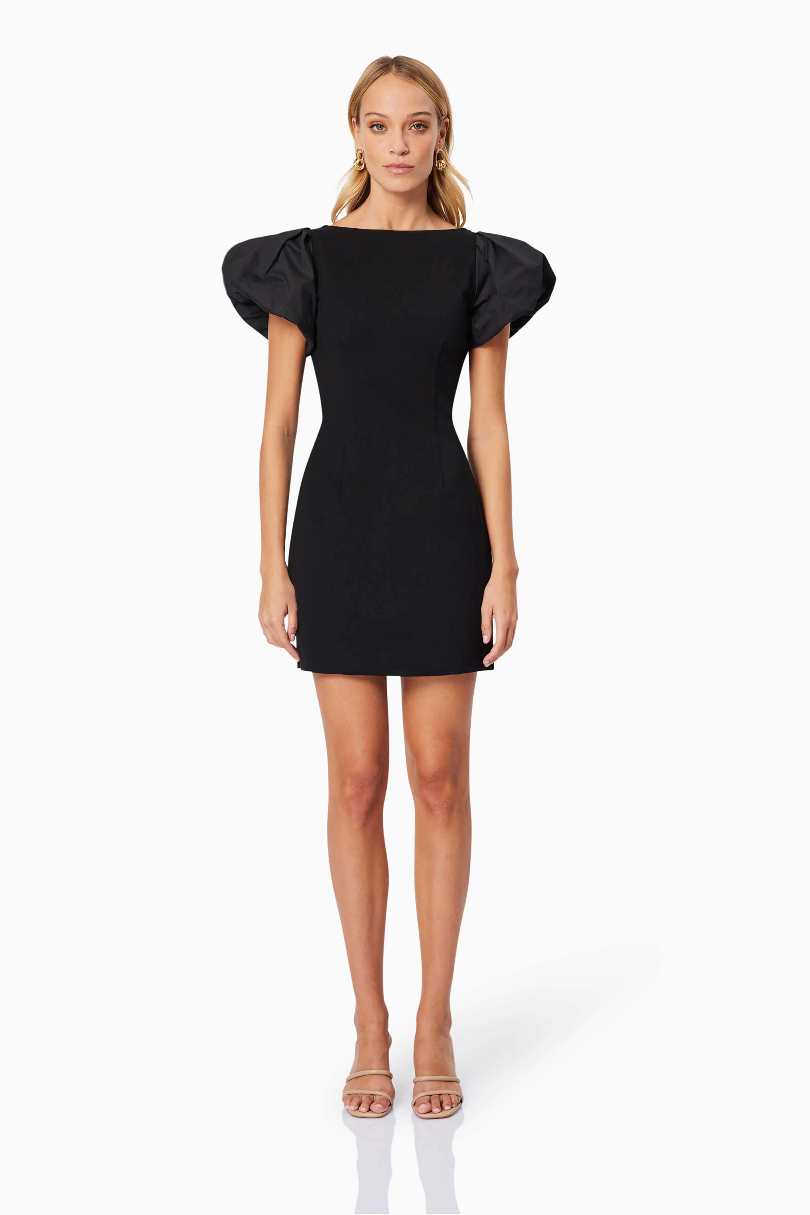 Eden Day Mini Dress in Black – Elliatt